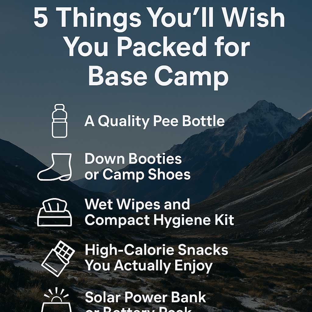 5 Things You’ll Wish You Packed for Base Camp | Ascent Descent Adventures